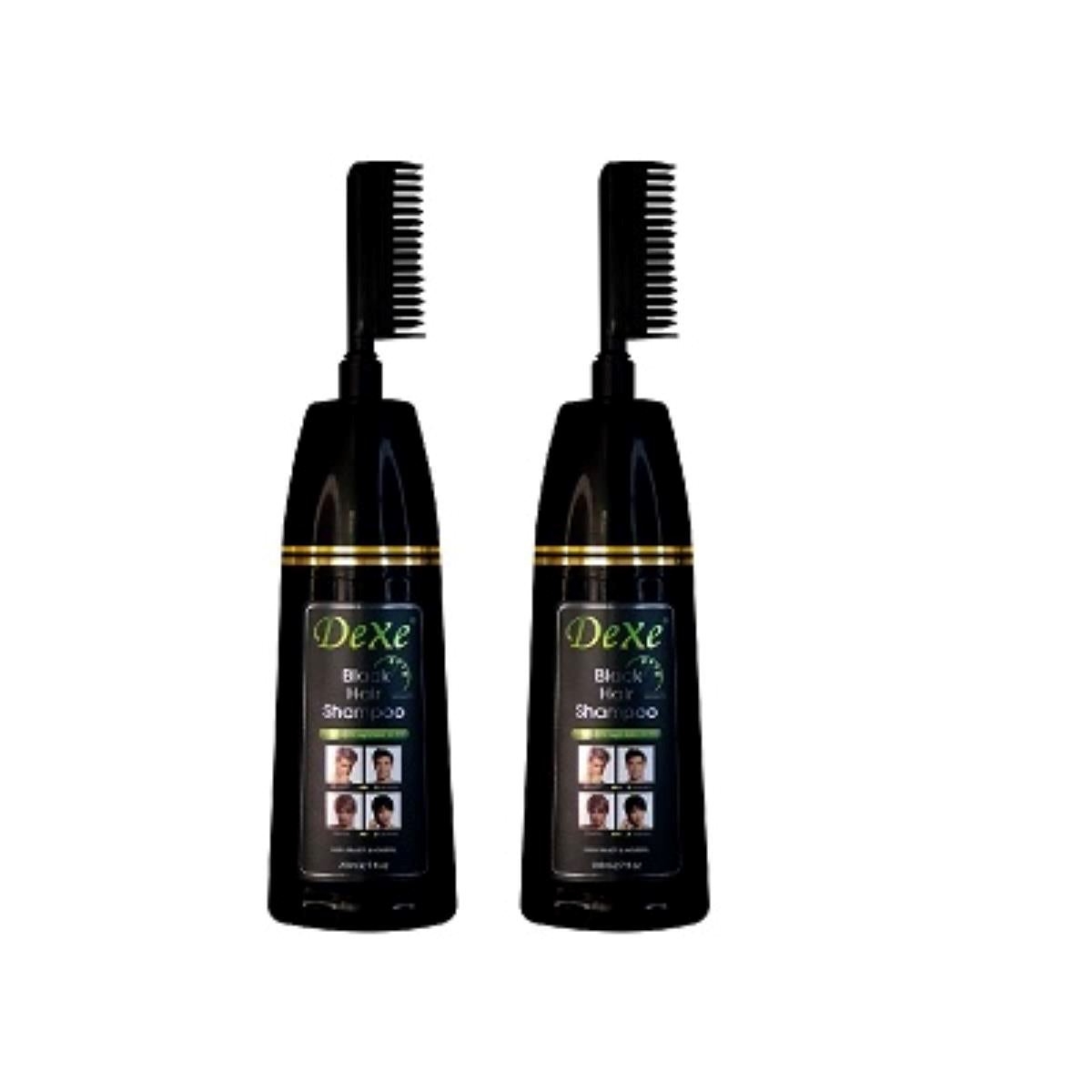 El Bazar de Tati - Shampoo Tinte Negro Versión Peine Dexe 200ml 2 ...