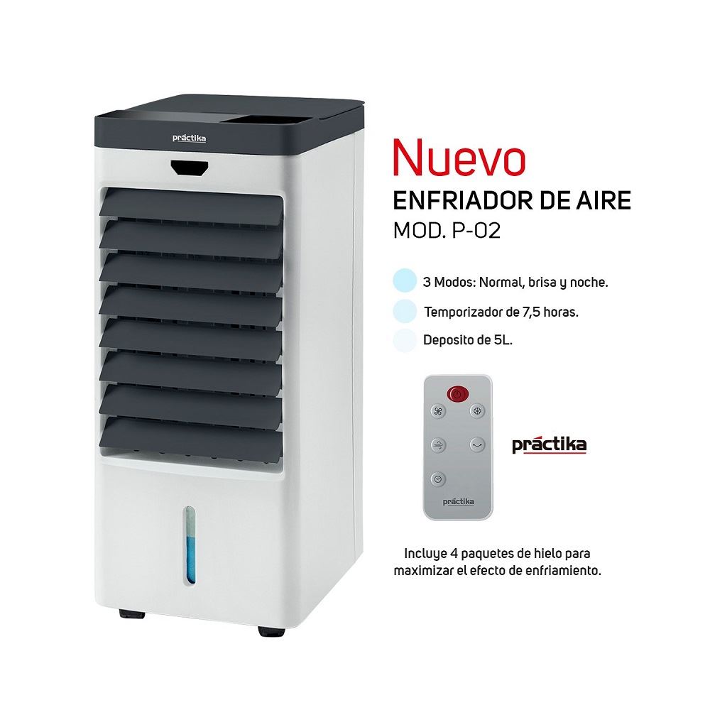 INVERSIONES REY RR - ENFRIADOR DE AIRE AIR COOLER PRACTIKA P-02 | Diners