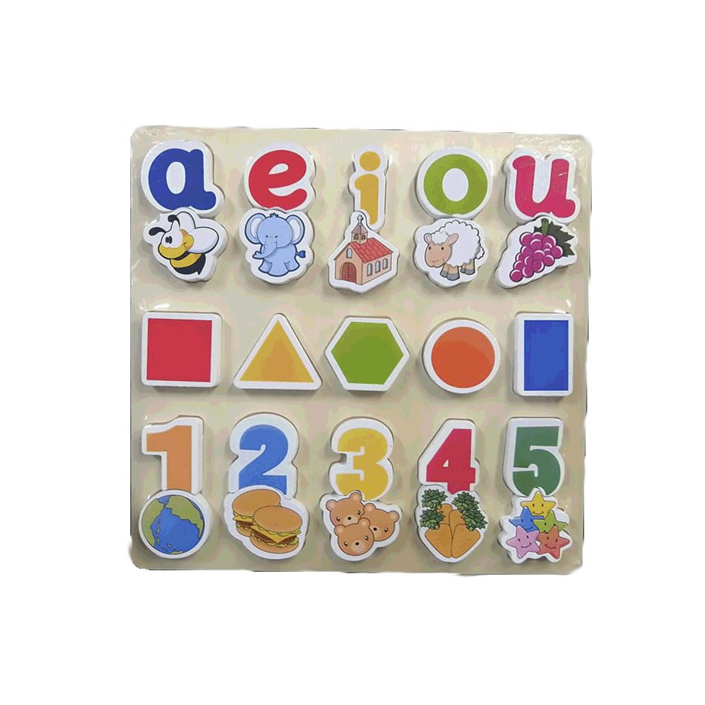 VOCH COMPANY E.I.R.L. - Rompecabezas de Alto Relieve con Vocales ...